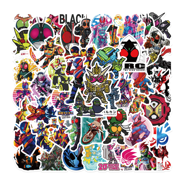 50pcs Kamen Rider Stickers – AU Sticker World