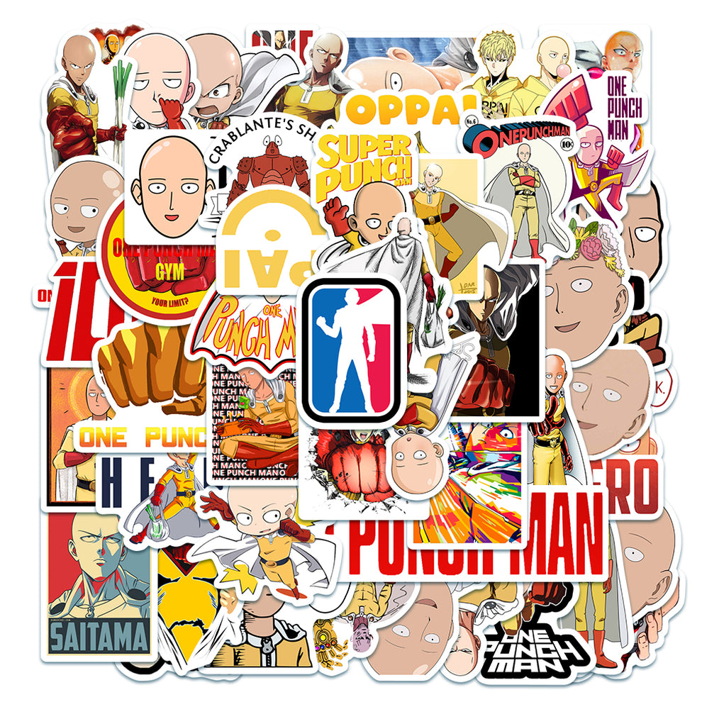 49pcs One Punch Man Stickers – AU Sticker World