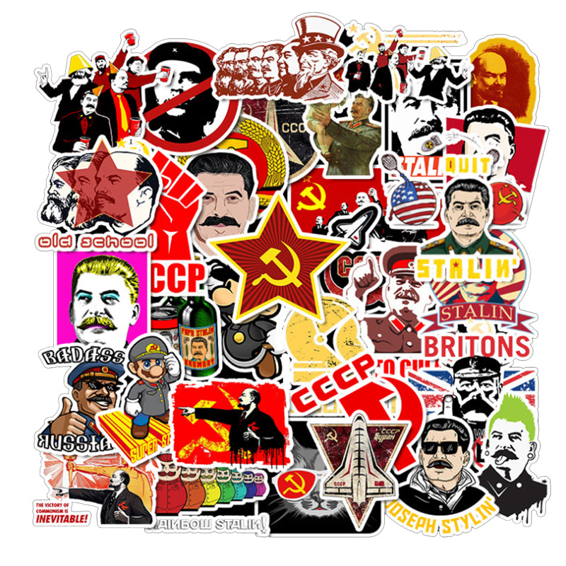 50pcs Russia Stickers – AU Sticker World