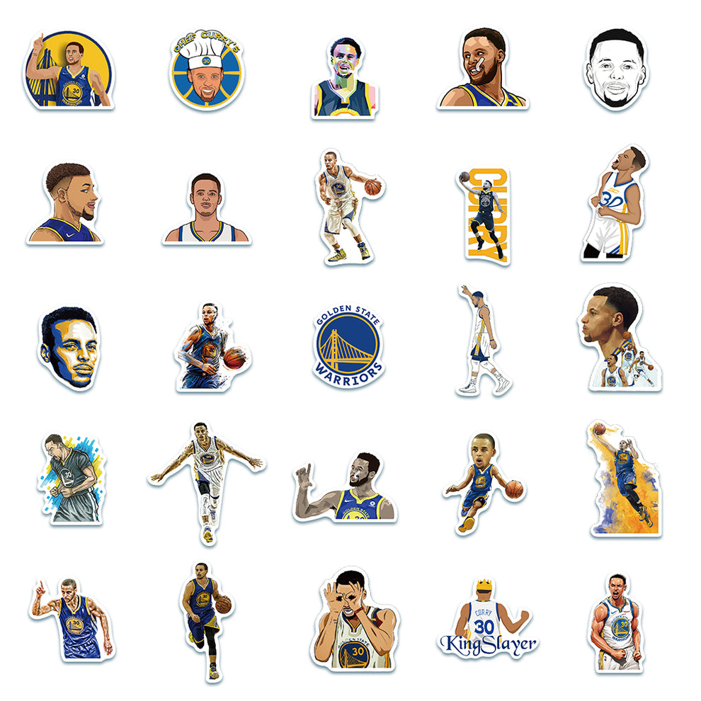 50pcs Stephen Curry Stickers – AU Sticker World