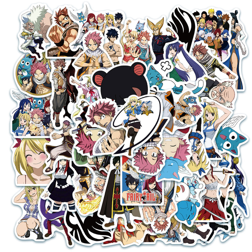 50pcs Fairy Tail Stickers – AU Sticker World