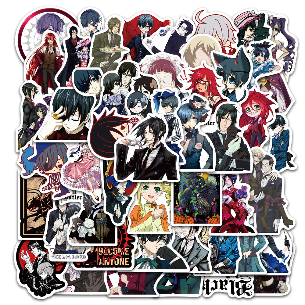 50pcs Black Butler 1 Stickers – AU Sticker World