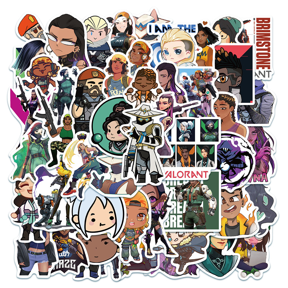 50pcs Valorant 1 Stickers – AU Sticker World