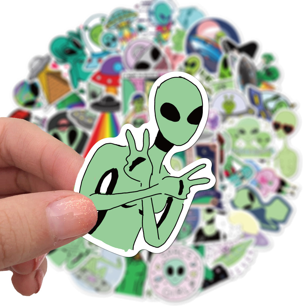 50pcs Alien 1 Stickers – AU Sticker World