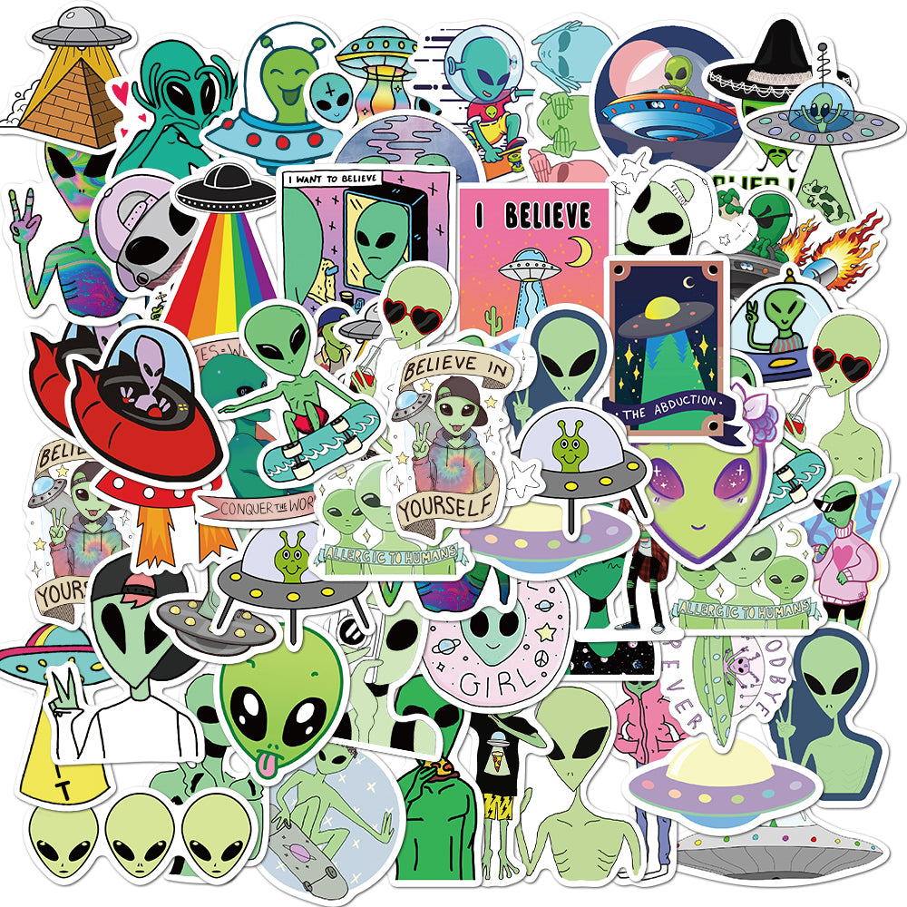 50pcs Alien 1 Stickers – AU Sticker World