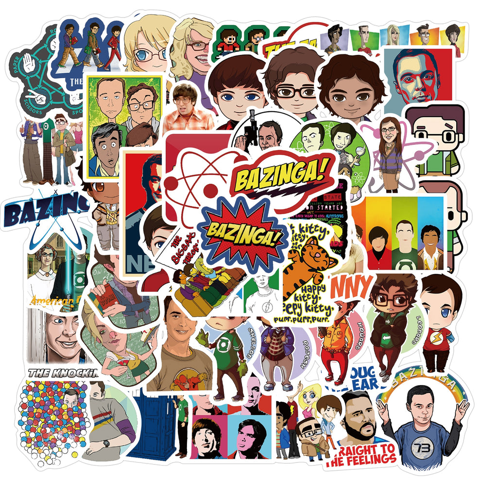 50pcs The Big Bang Theory 1 Stickers – AU Sticker World