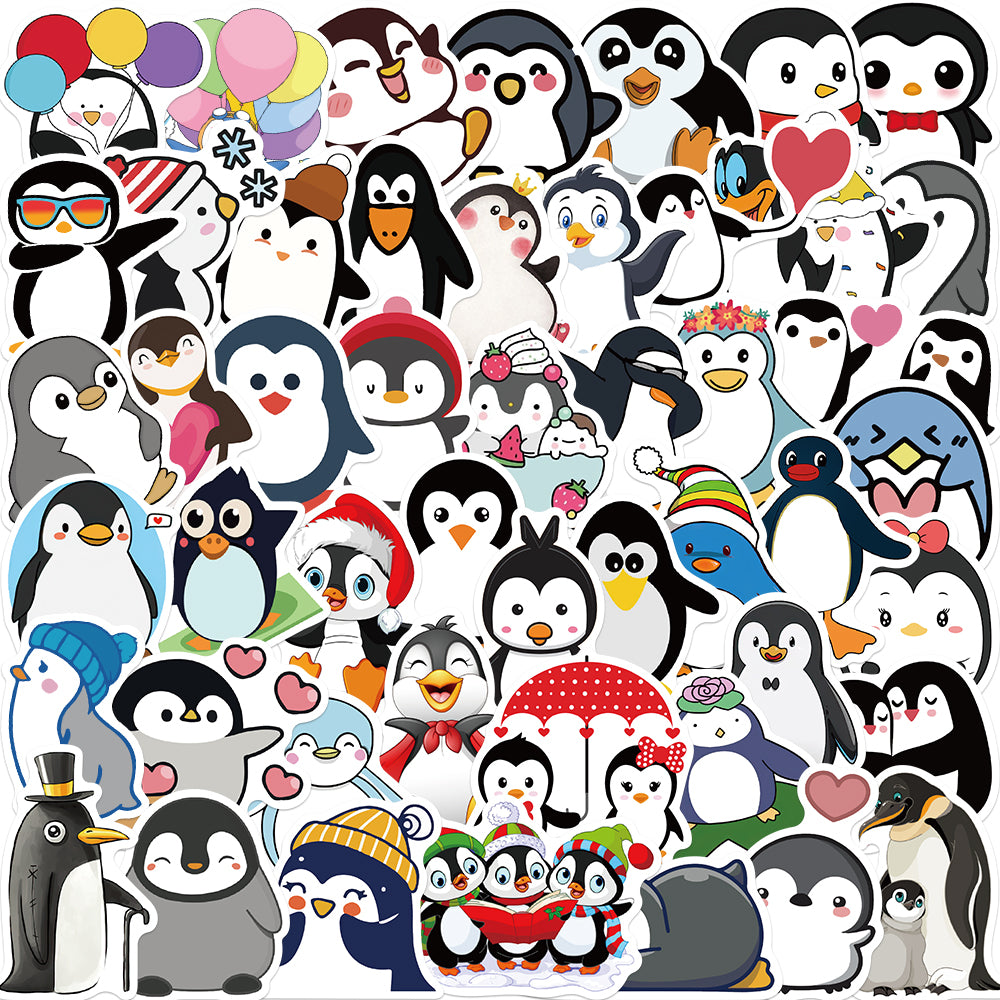 50pcs Penguin 2 Stickers – AU Sticker World