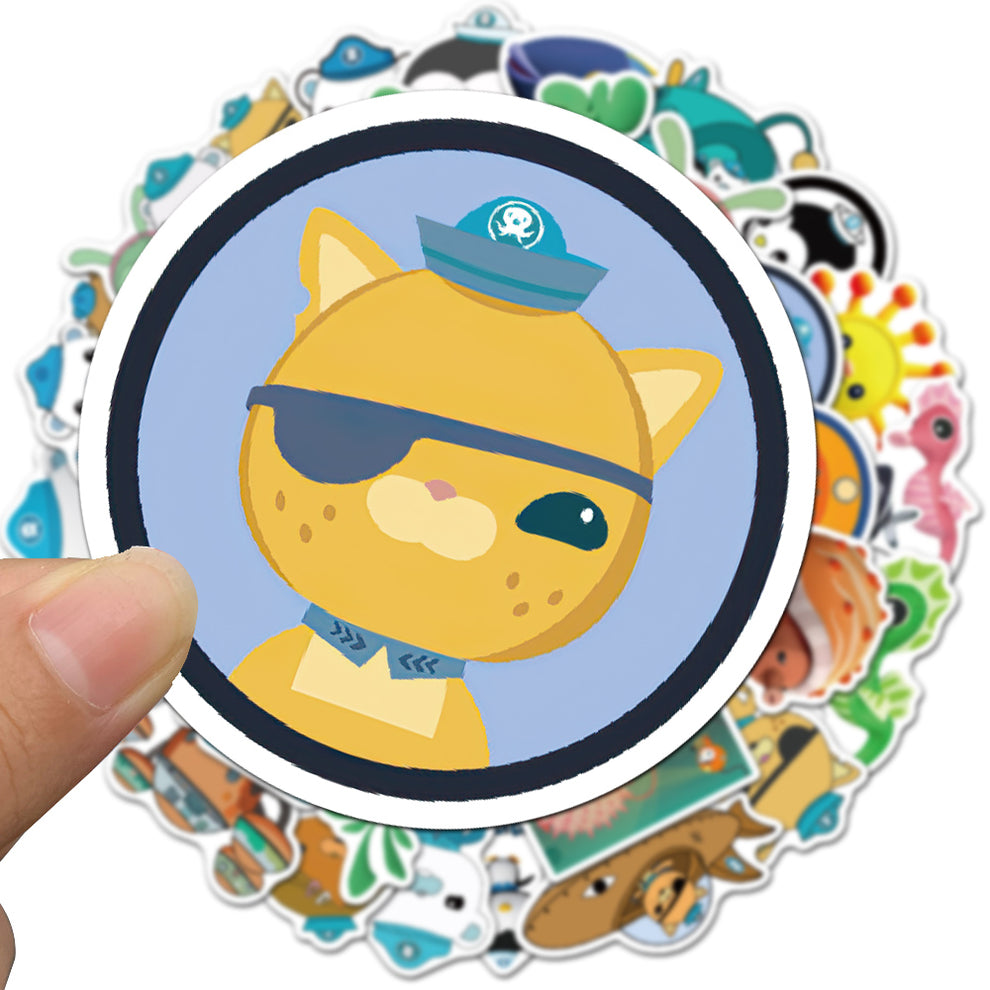 50pcs The Octonauts 2 Stickers – AU Sticker World