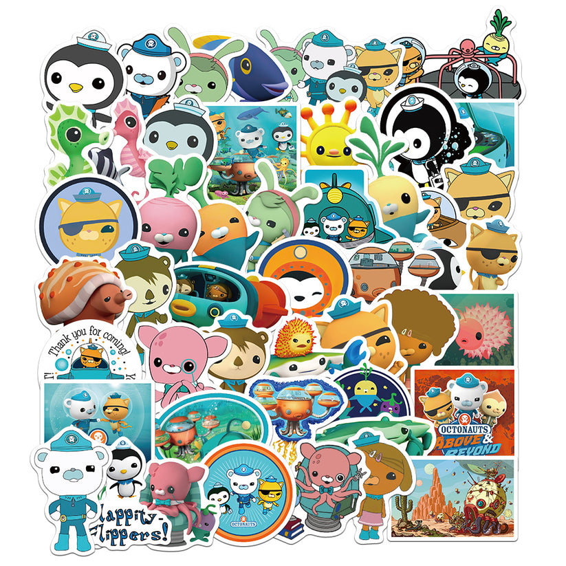 50pcs The Octonauts 2 Stickers – AU Sticker World