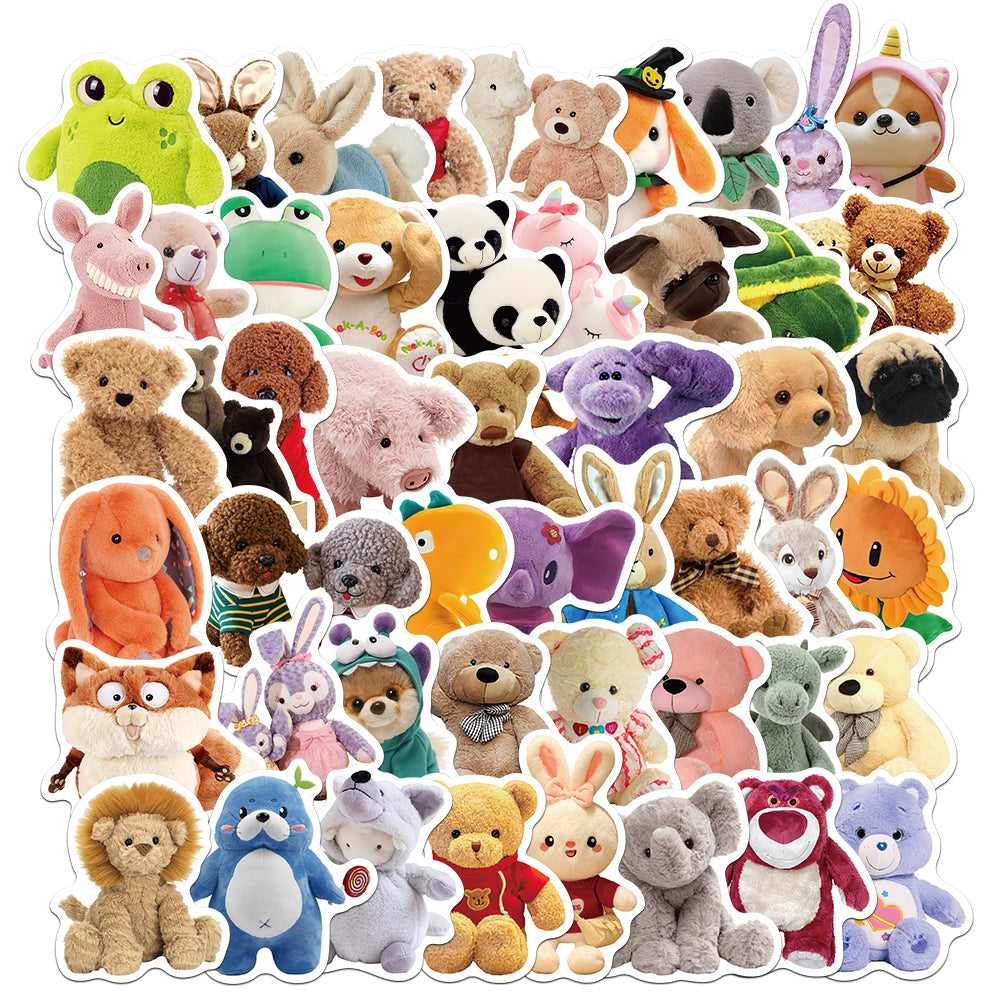 50pcs Plush Toys 1 Stickers – AU Sticker World