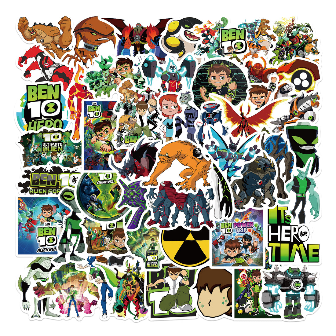 50pcs Ben 10 2 Stickers – AU Sticker World