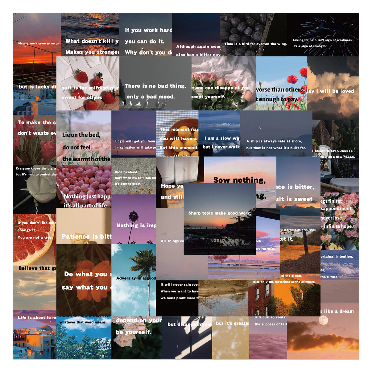 50pcs Landscape Stickers – AU Sticker World