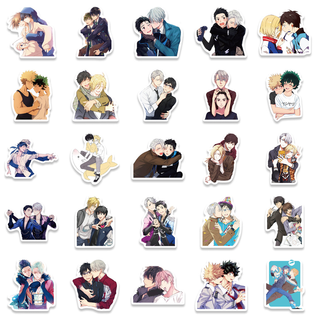 50pcs BL Yaoi Stickers – AU Sticker World