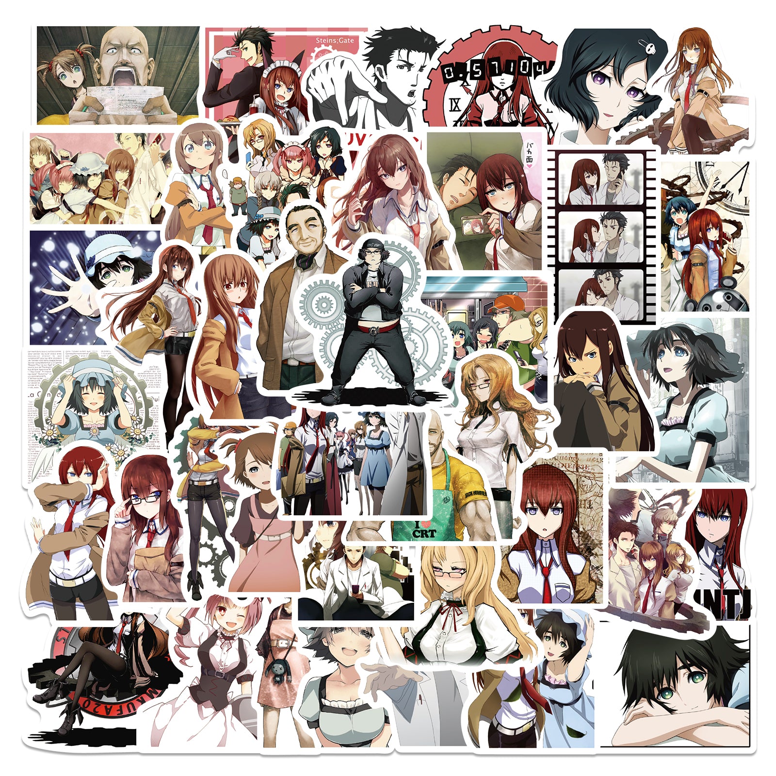50pcs Steins Gate Stickers – AU Sticker World