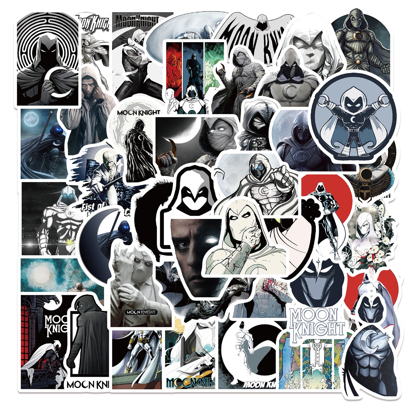 50pcs Moon Knight Stickers – AU Sticker World