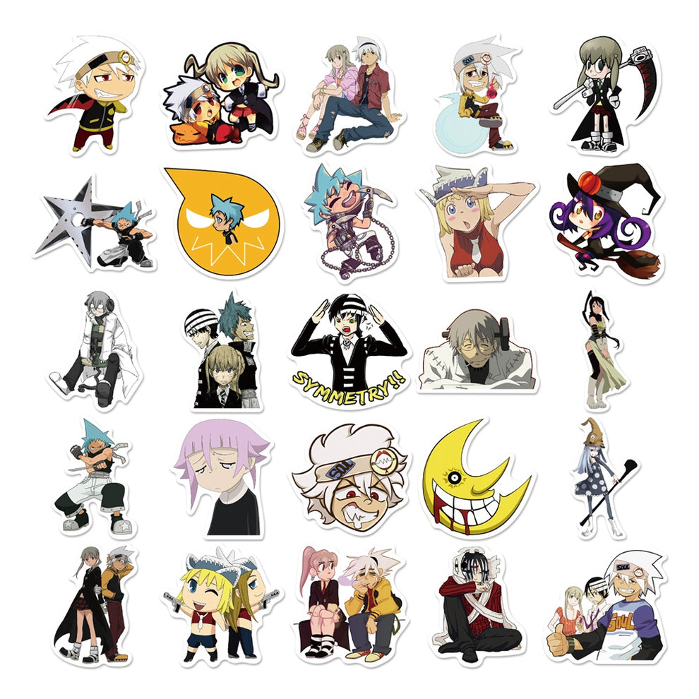 50pcs Soul Eater 2 Stickers – AU Sticker World