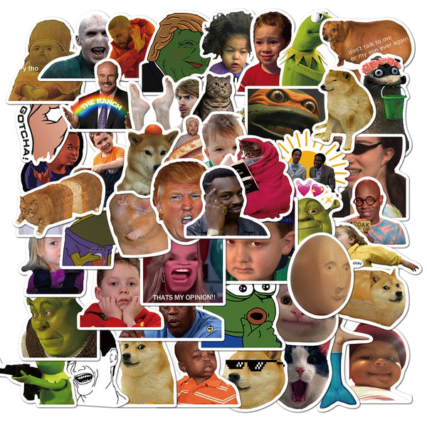 50pcs Meme 3 Stickers – AU Sticker World