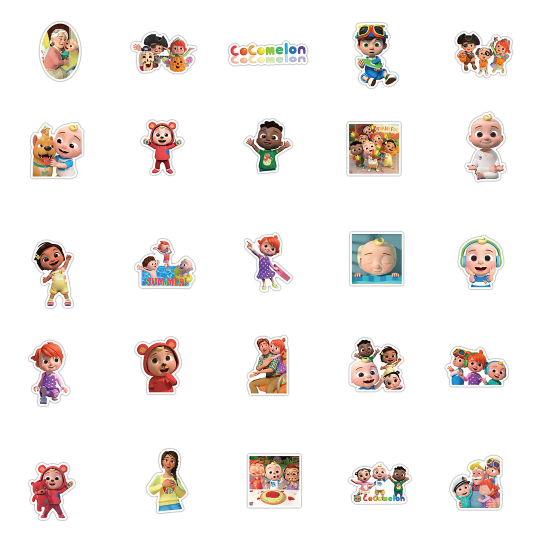 50pcs Cocomelon 2 Stickers – AU Sticker World